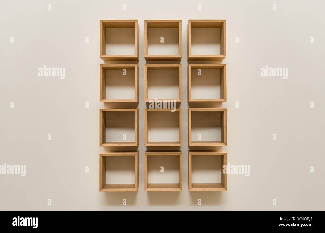 Square shelfs hi-res stock photography and images - Alamy