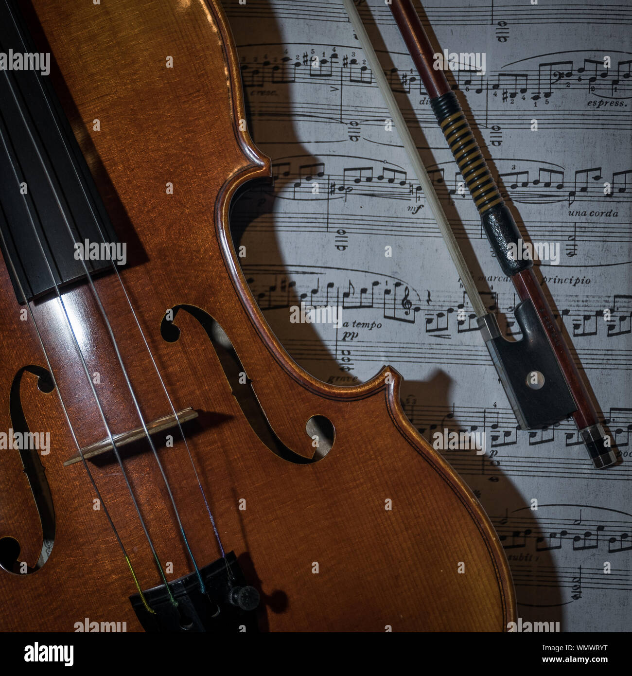 Violin Notes High Resolution Stock Photography and Images - Alamy