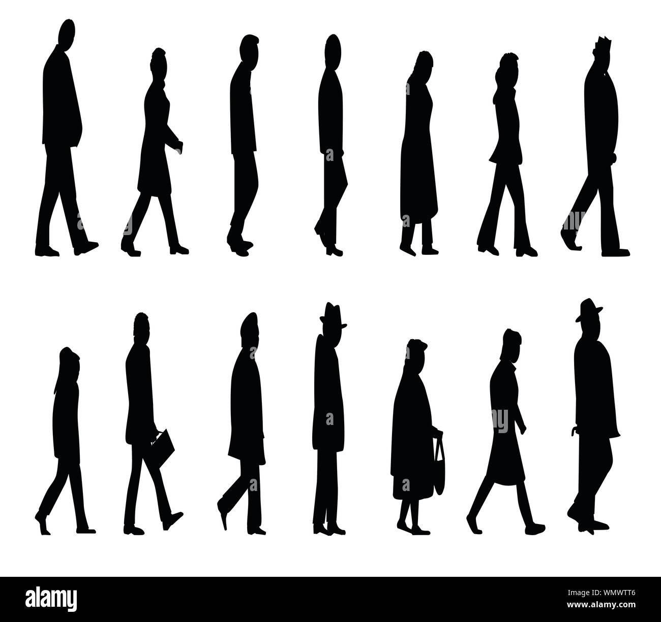 Many adults Stock Vector Images - Alamy