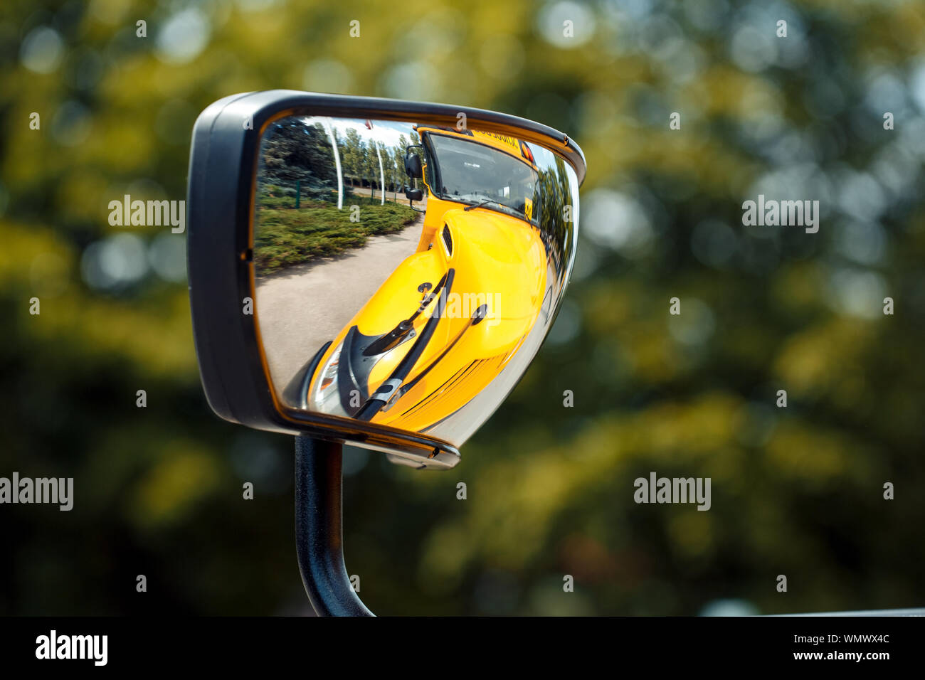 School Bus Inside Mirror