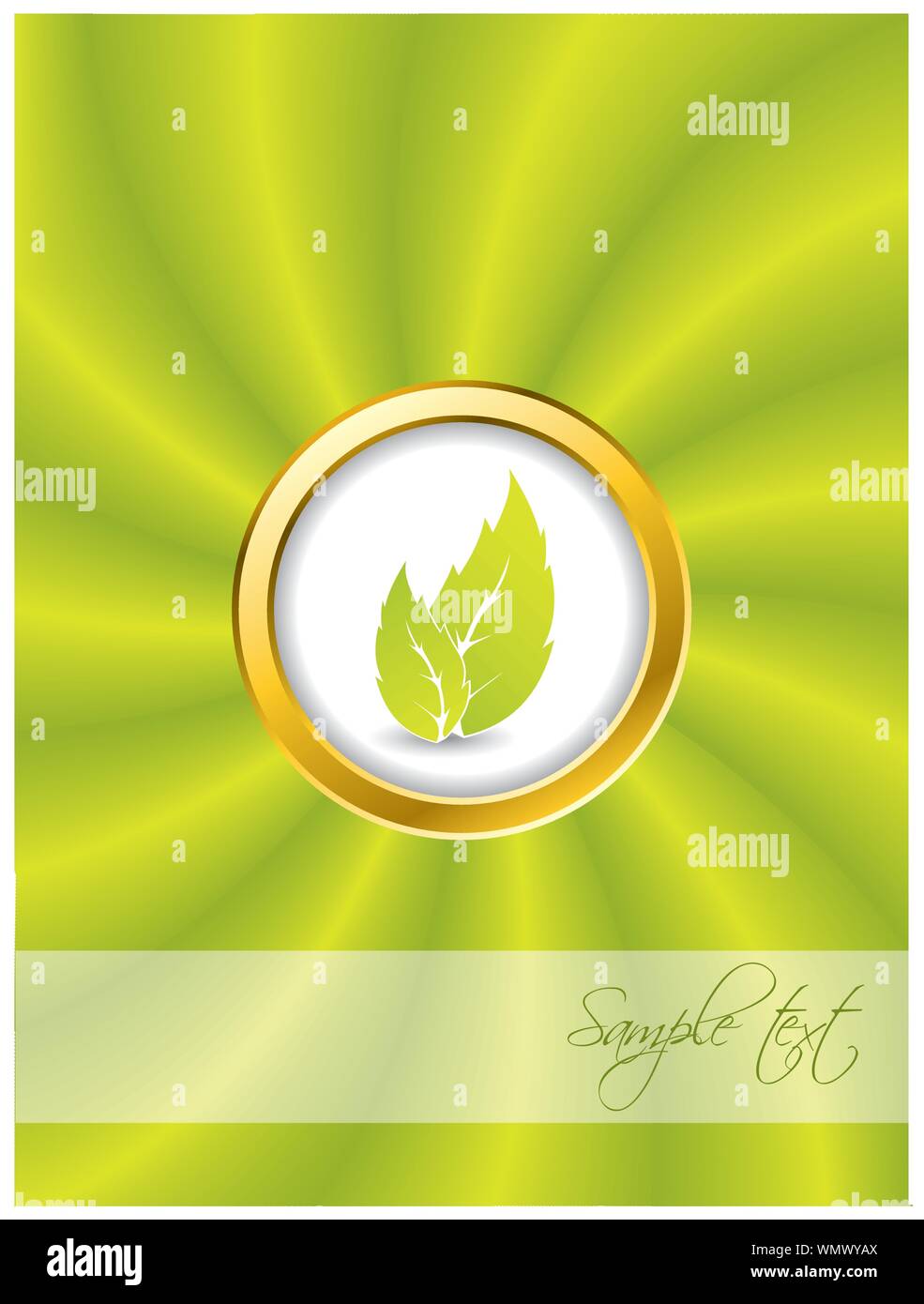 Bio ring with swirling green background Stock Vector Image & Art - Alamy