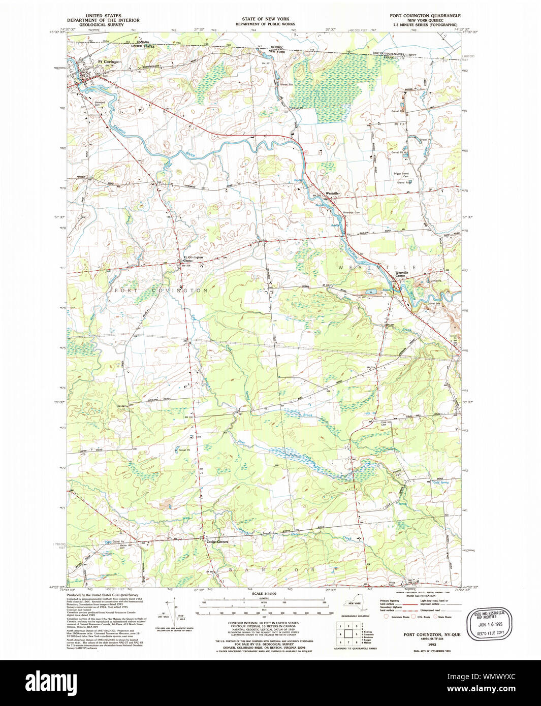 New York NY Fort Covington 137210 1993 24000 Restoration Stock Photo ...