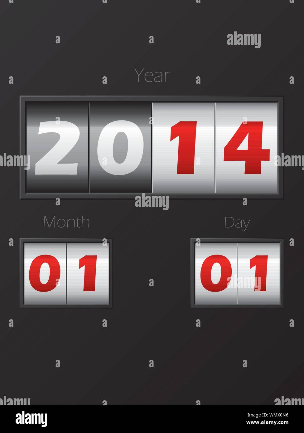 Date display hi-res stock photography and images - Alamy