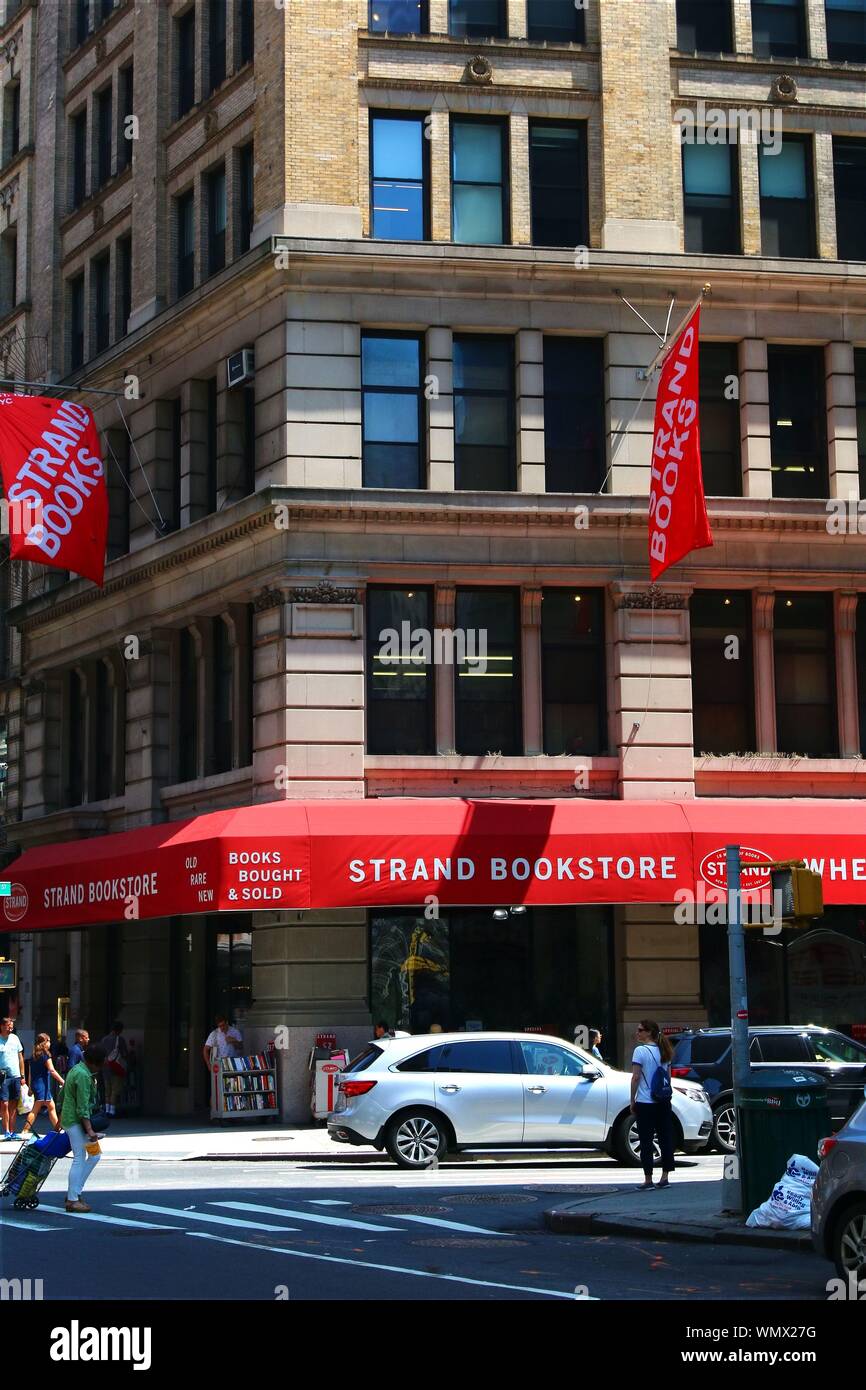 Strand Bookstore, known for its '18 miles of books' slogan, is the New ...