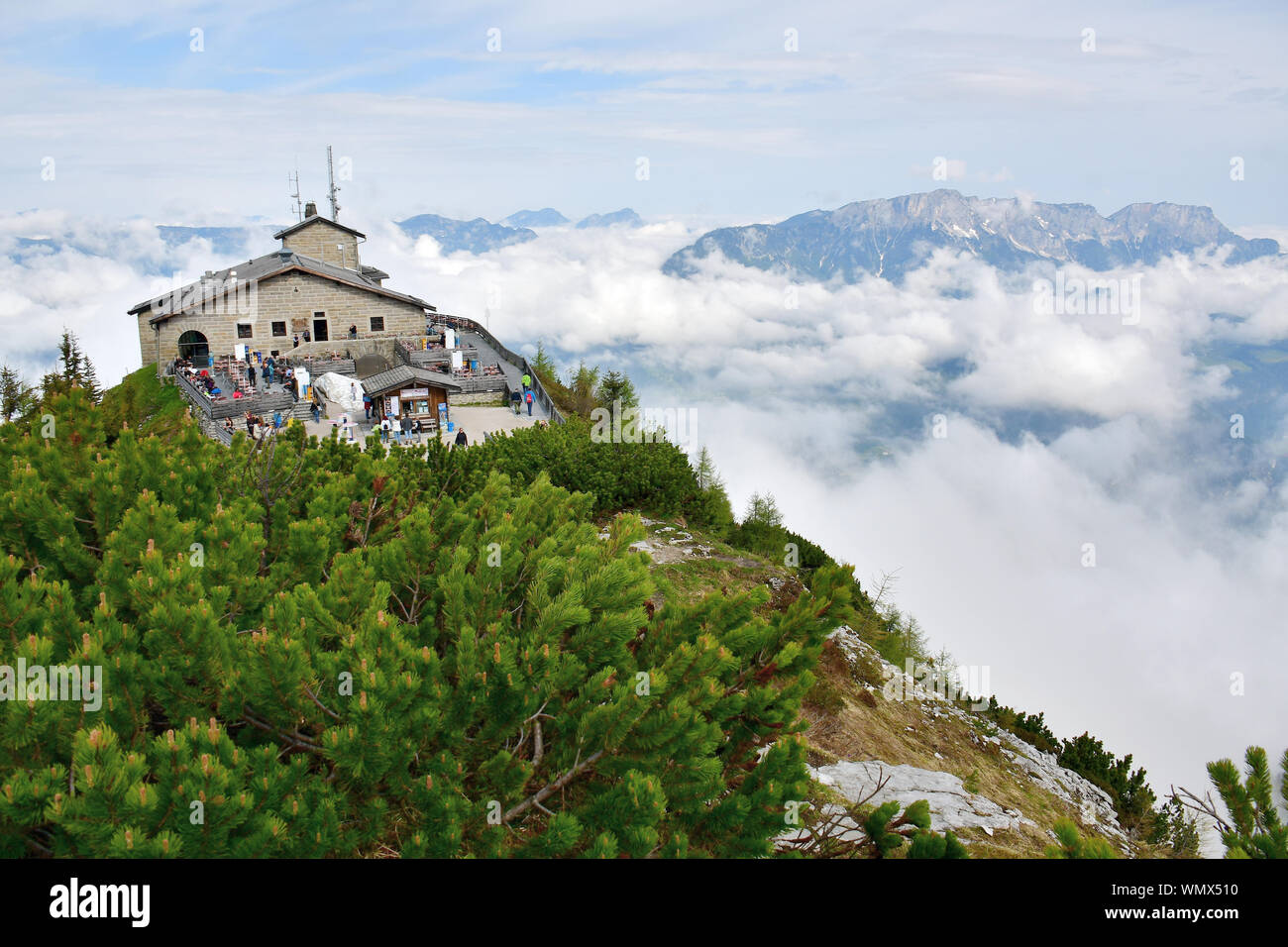 Kehlsteinhaus, Hitler's Eagle's Nest, Kehlstein Mountain, Berchtesgaden ...