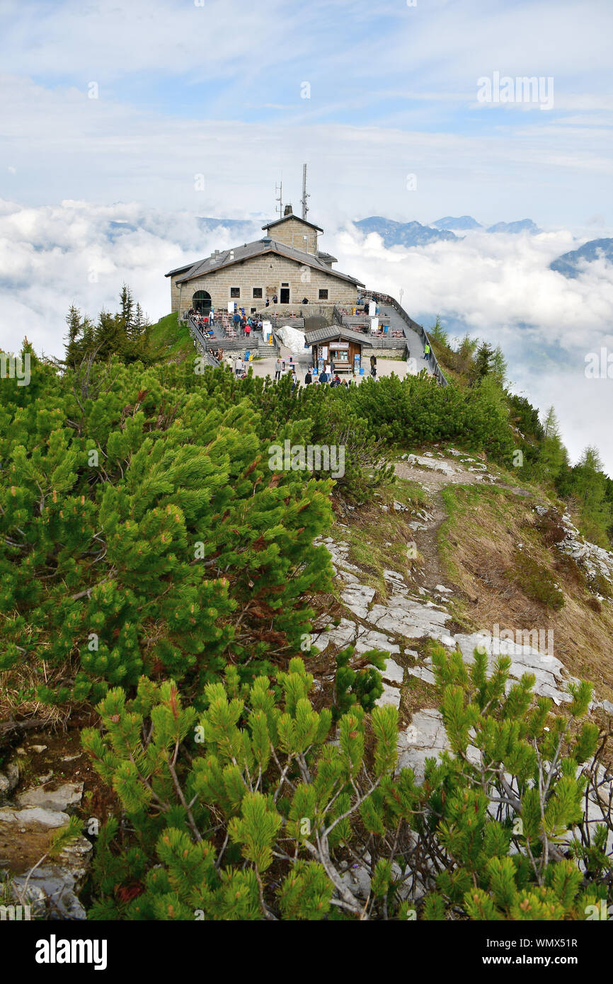 Kehlsteinhaus, Hitler's Eagle's Nest, Kehlstein Mountain, Berchtesgaden ...
