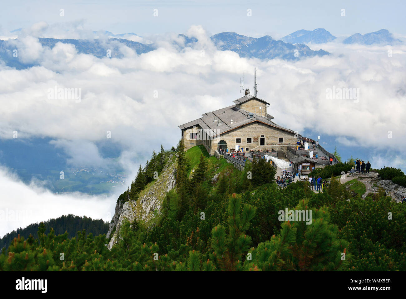 Kehlsteinhaus, Hitler's Eagle's Nest, Kehlstein Mountain, Berchtesgaden ...