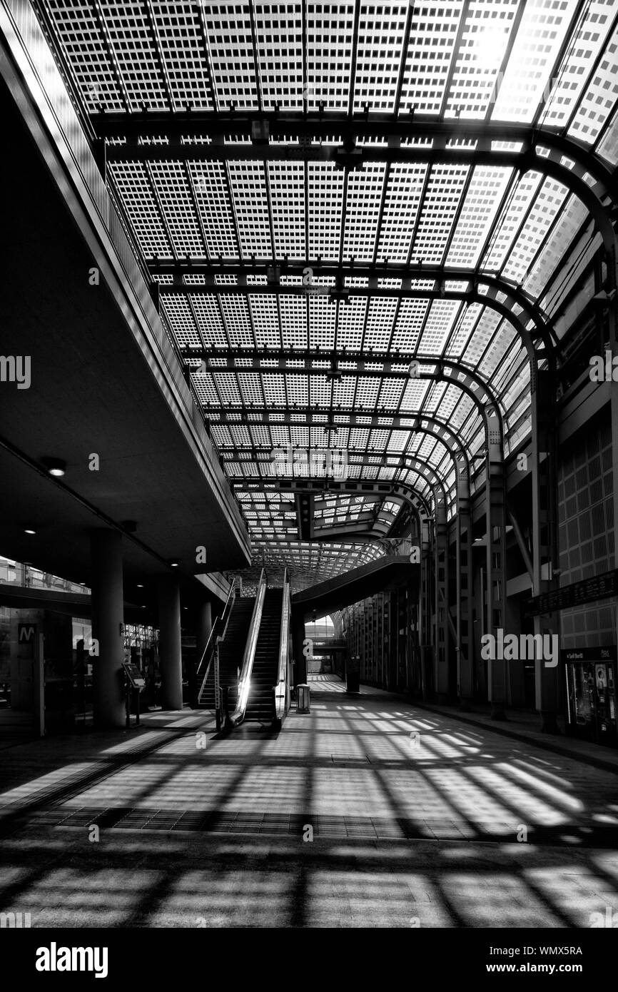 Through the glass ceiling Black and White Stock Photos & Images - Alamy
