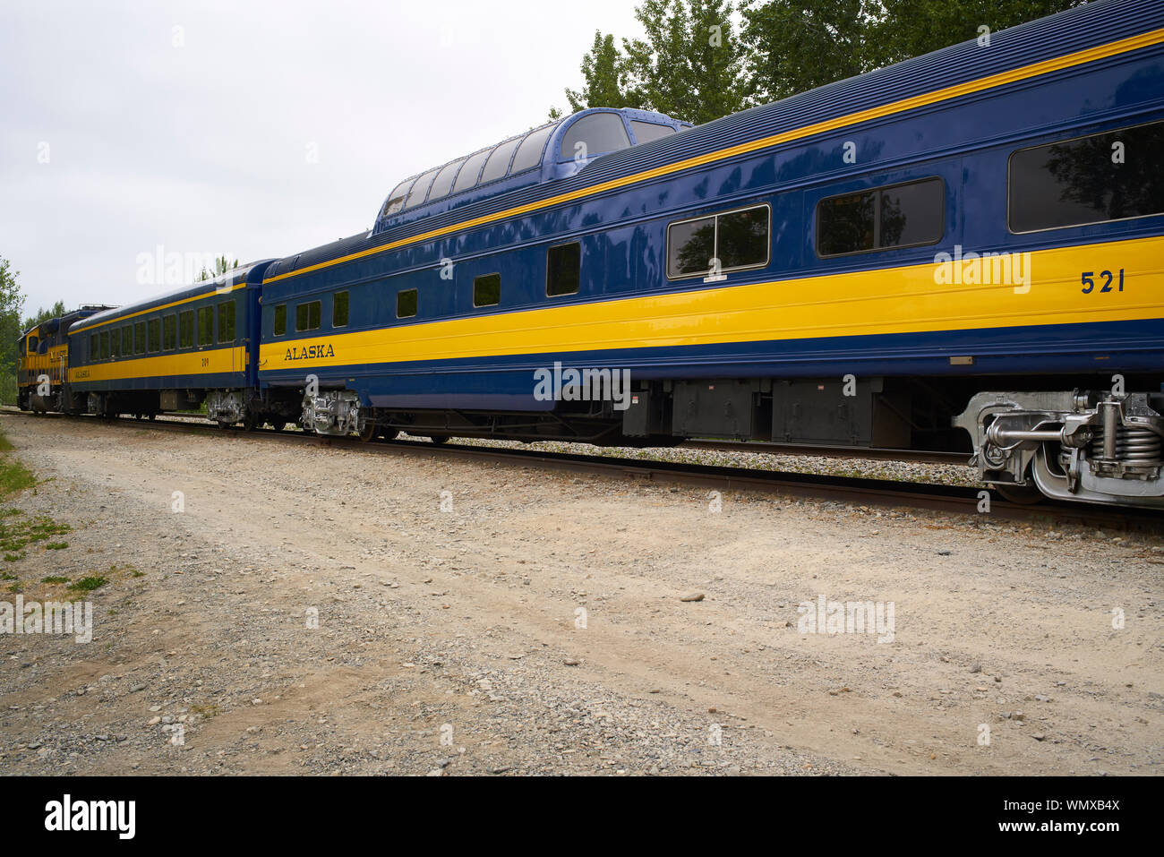 Train wagons side view hi-res stock photography and images - Alamy