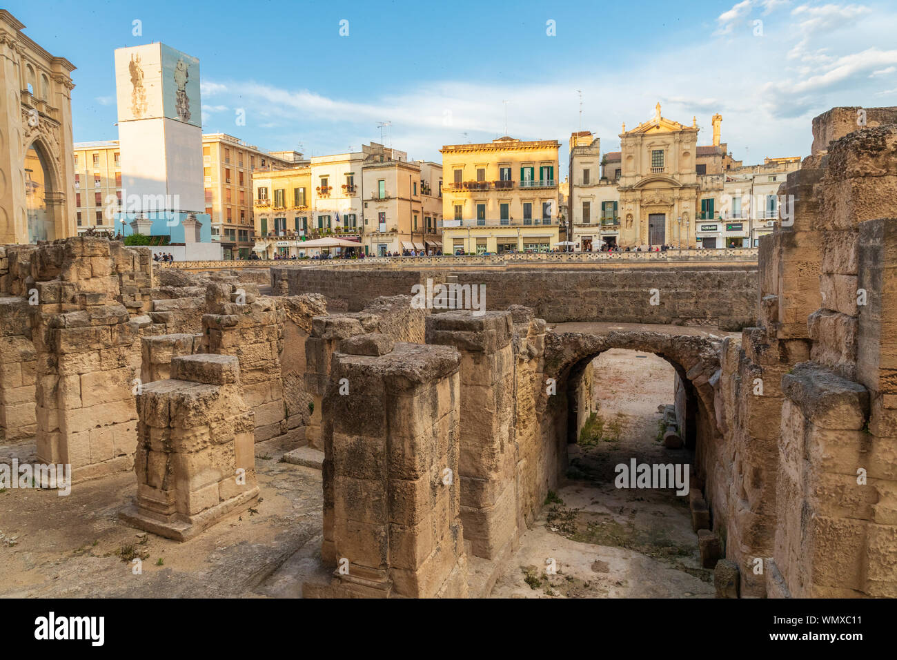 Lecce amphitheatre people hi-res stock photography and images - Alamy