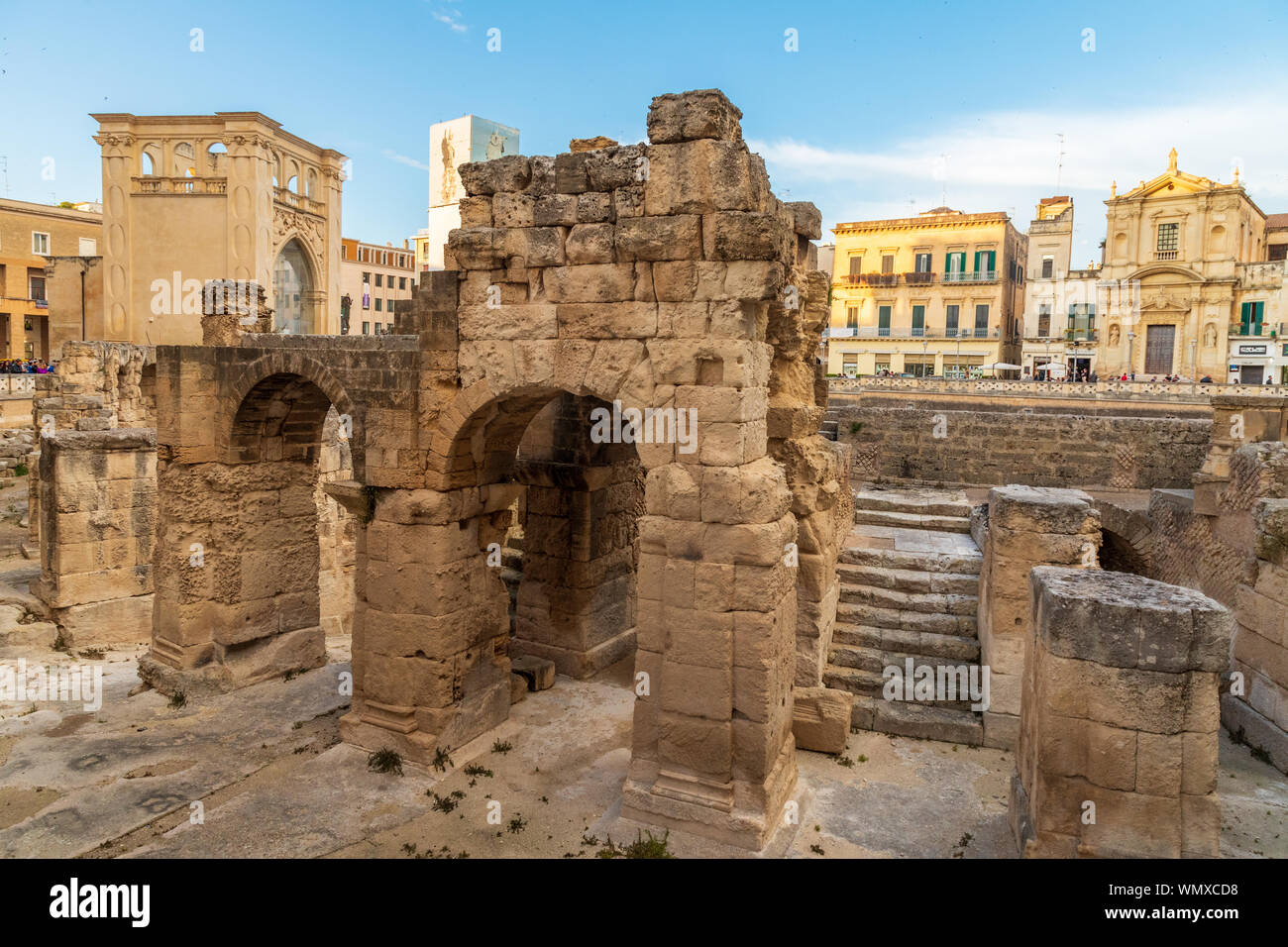 Lecce amphitheatre people hi-res stock photography and images - Alamy