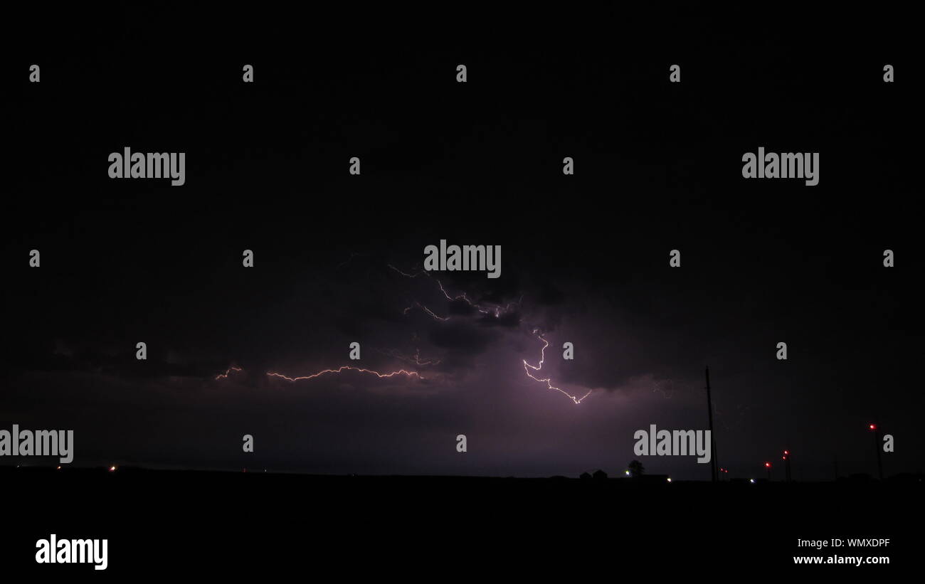 Moon And Lightning High Resolution Stock Photography and Images - Alamy