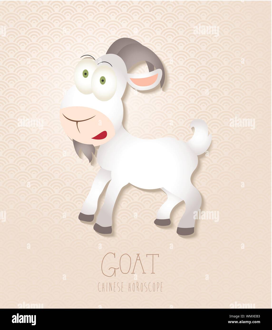 Chinese zodiac set Year of the Goat Stock Vector Image & Art - Alamy