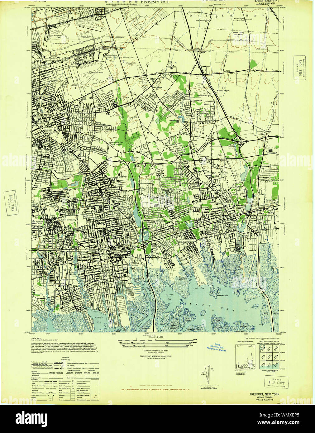 Map Of Freeport New York High Resolution Stock Photography and Images ...
