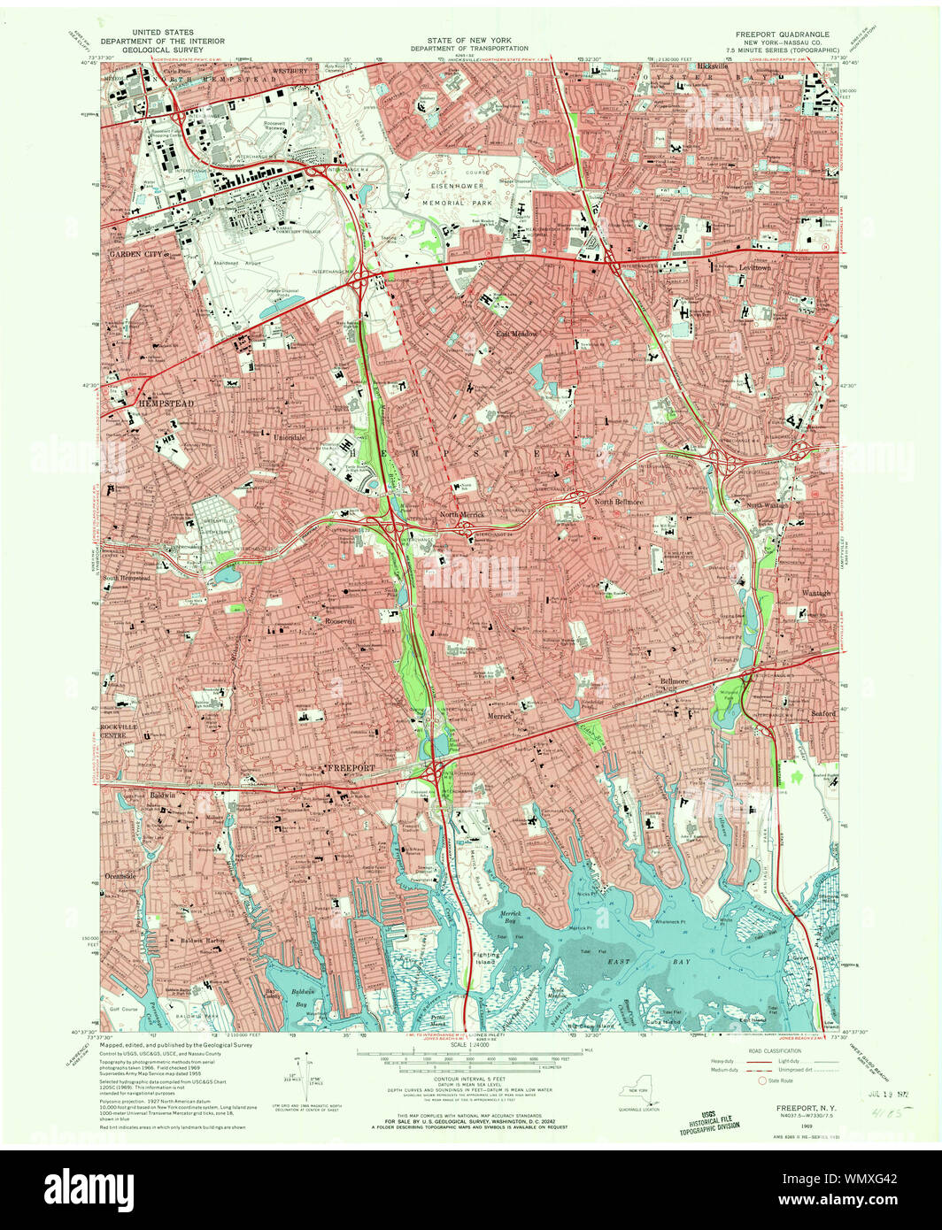 Map of freeport new york hi-res stock photography and images - Alamy