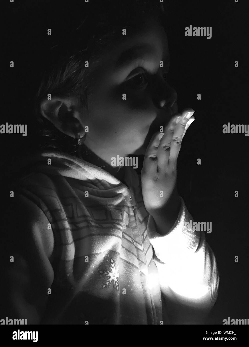 Covering covering hands interior hi-res stock photography and images ...