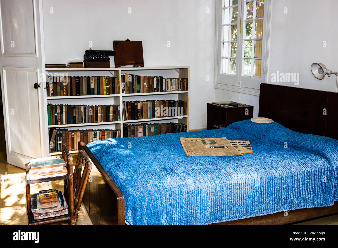 Havana, Cuba – 2019. Bedroom of Ernest Hemingway in Havana memorial ...