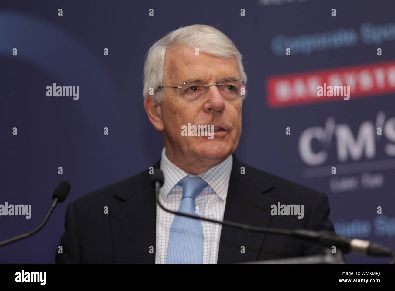 Former Conservative Prime Minister John Major High Resolution Stock ...