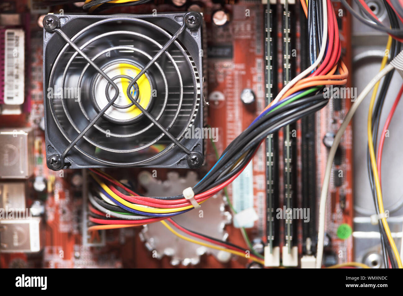 Computer Motherboard Close Up. Computing device concept Stock Photo - Alamy