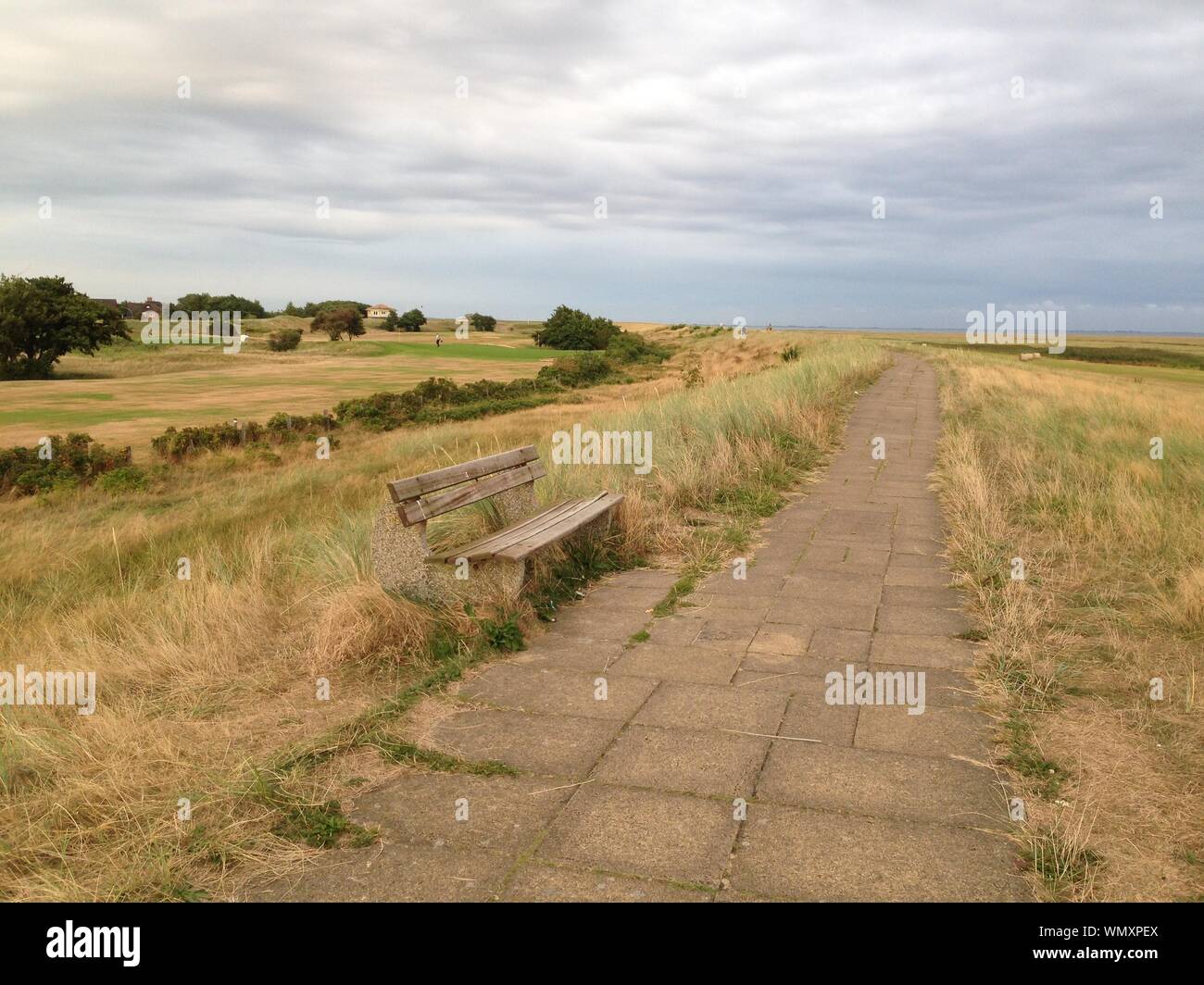 Village bench hi-res stock photography and images - Alamy
