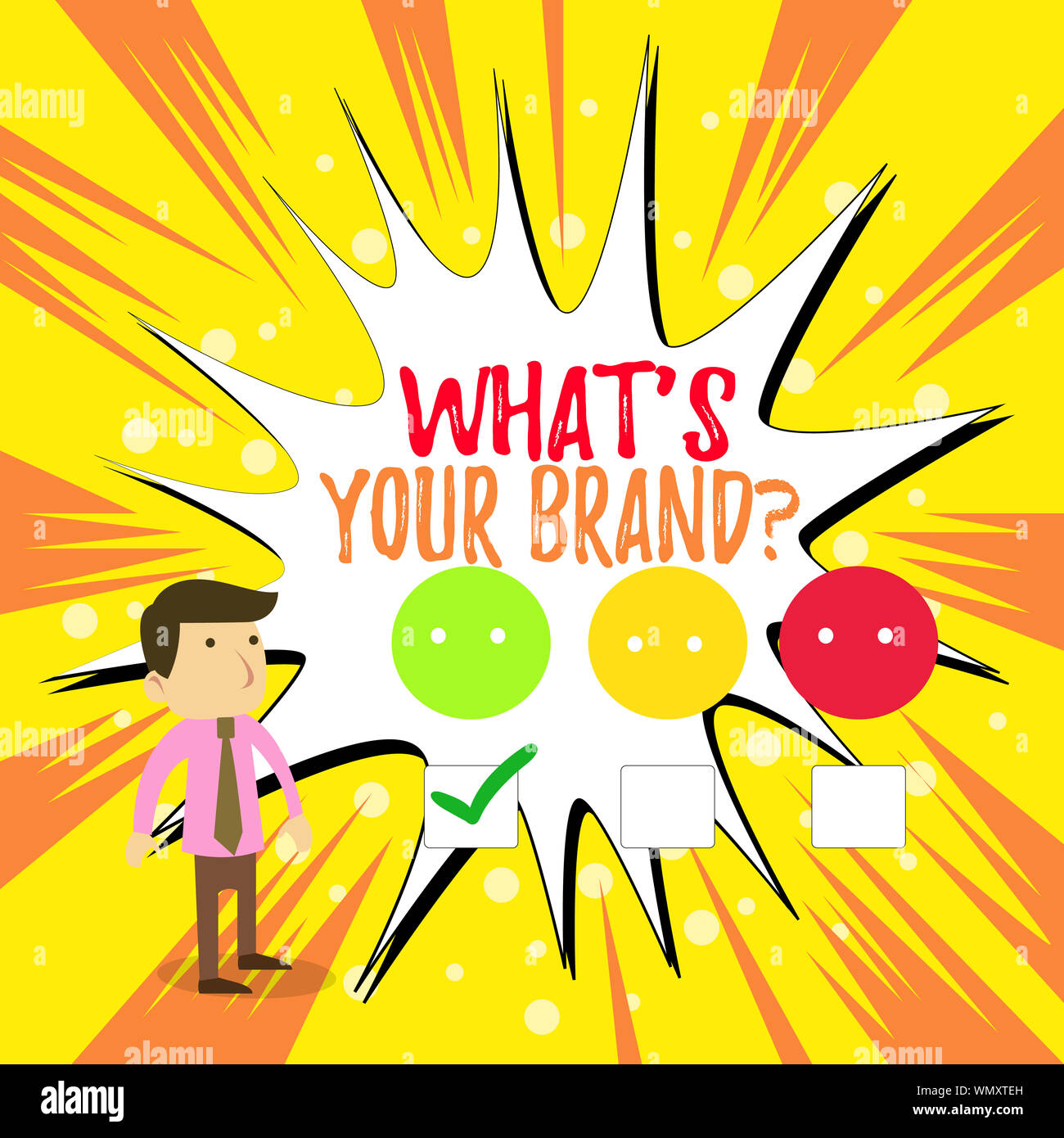 Writing note showing What S Your Brand Question. Business concept for ...