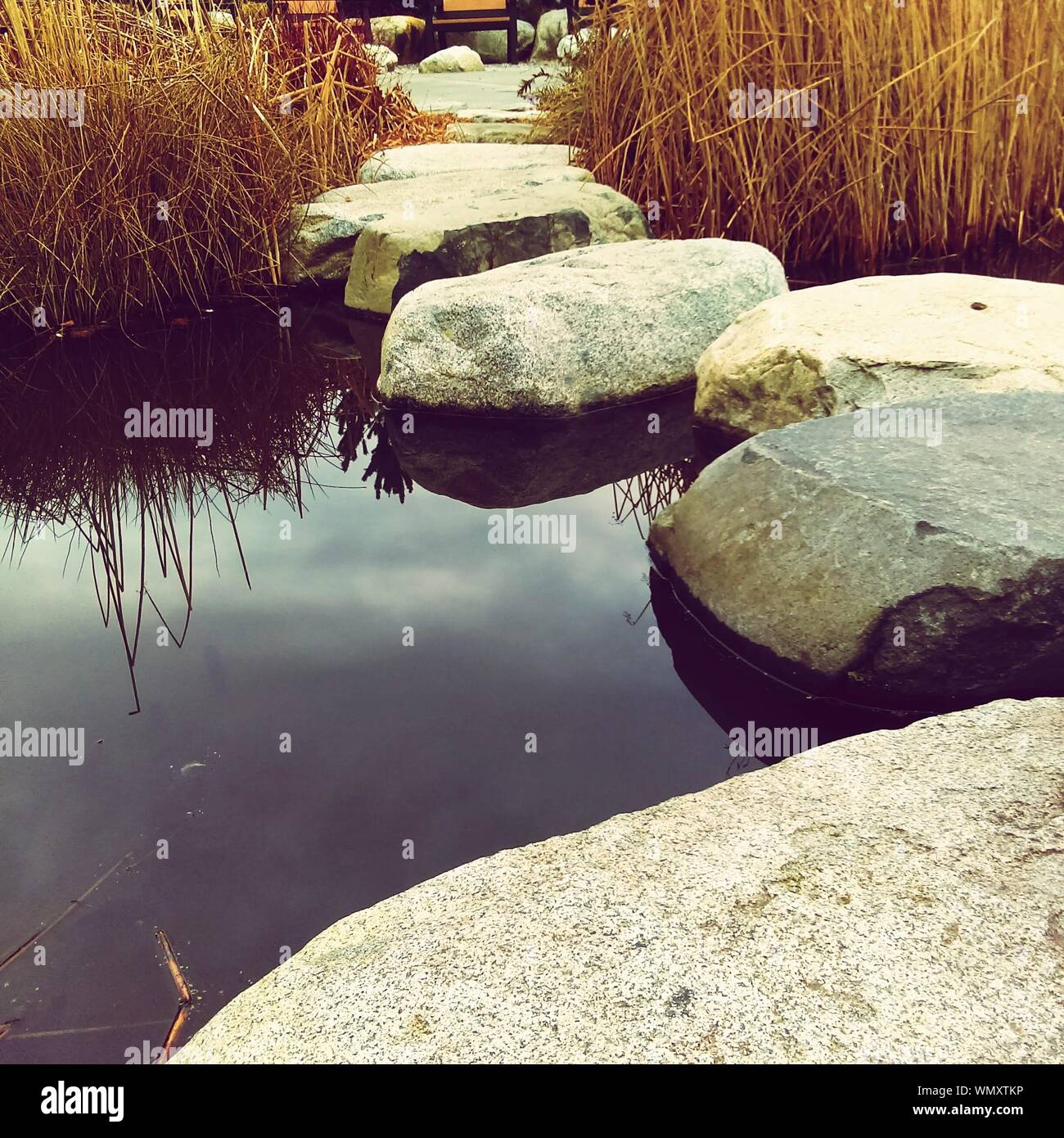 Reflection on rocks hi-res stock photography and images - Alamy