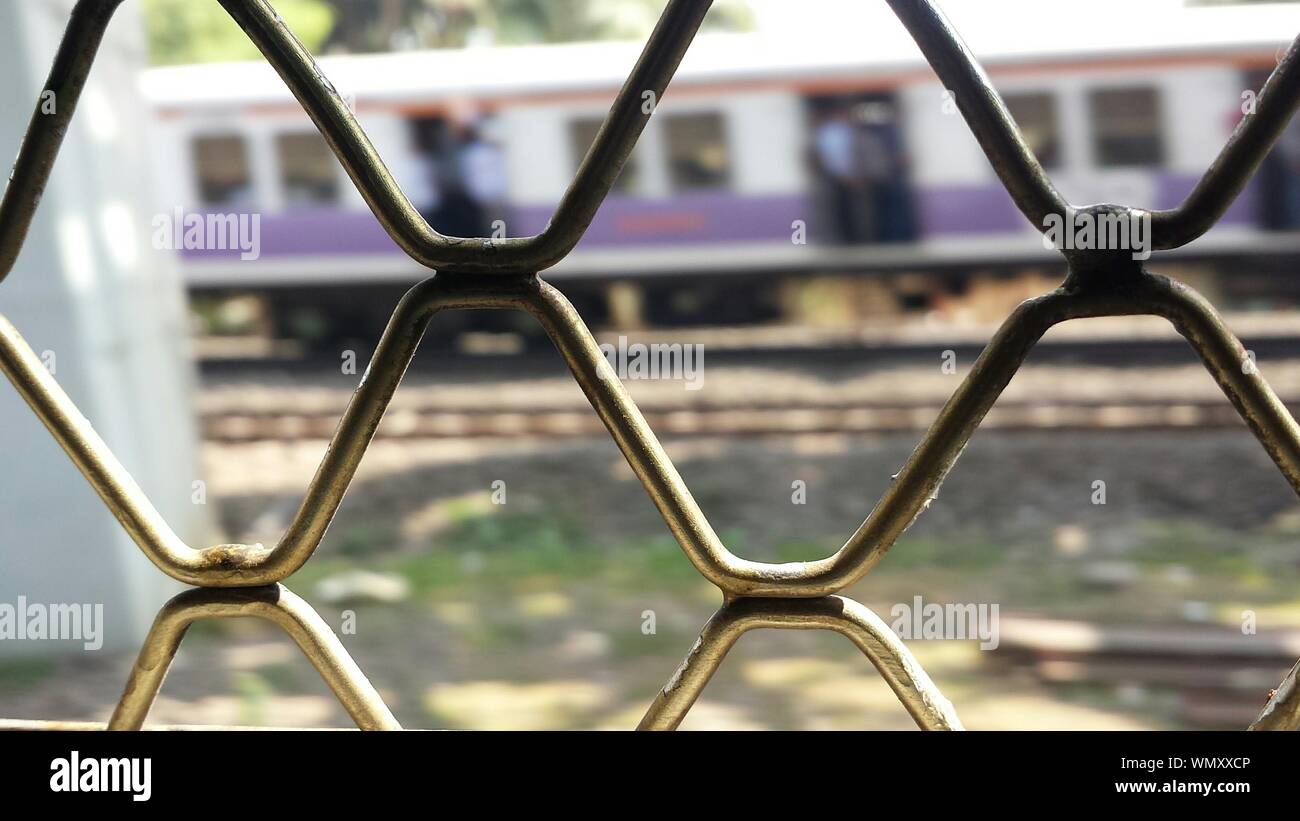 Rail security safety fence hi-res stock photography and images - Alamy