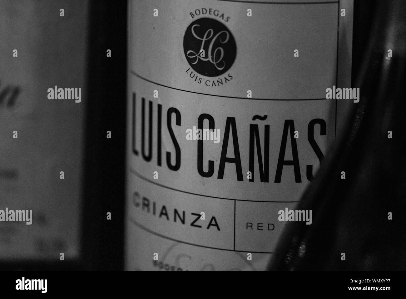 Havana, Cuba – 2019. Bottle of local Cuban wine Stock Photo - Alamy