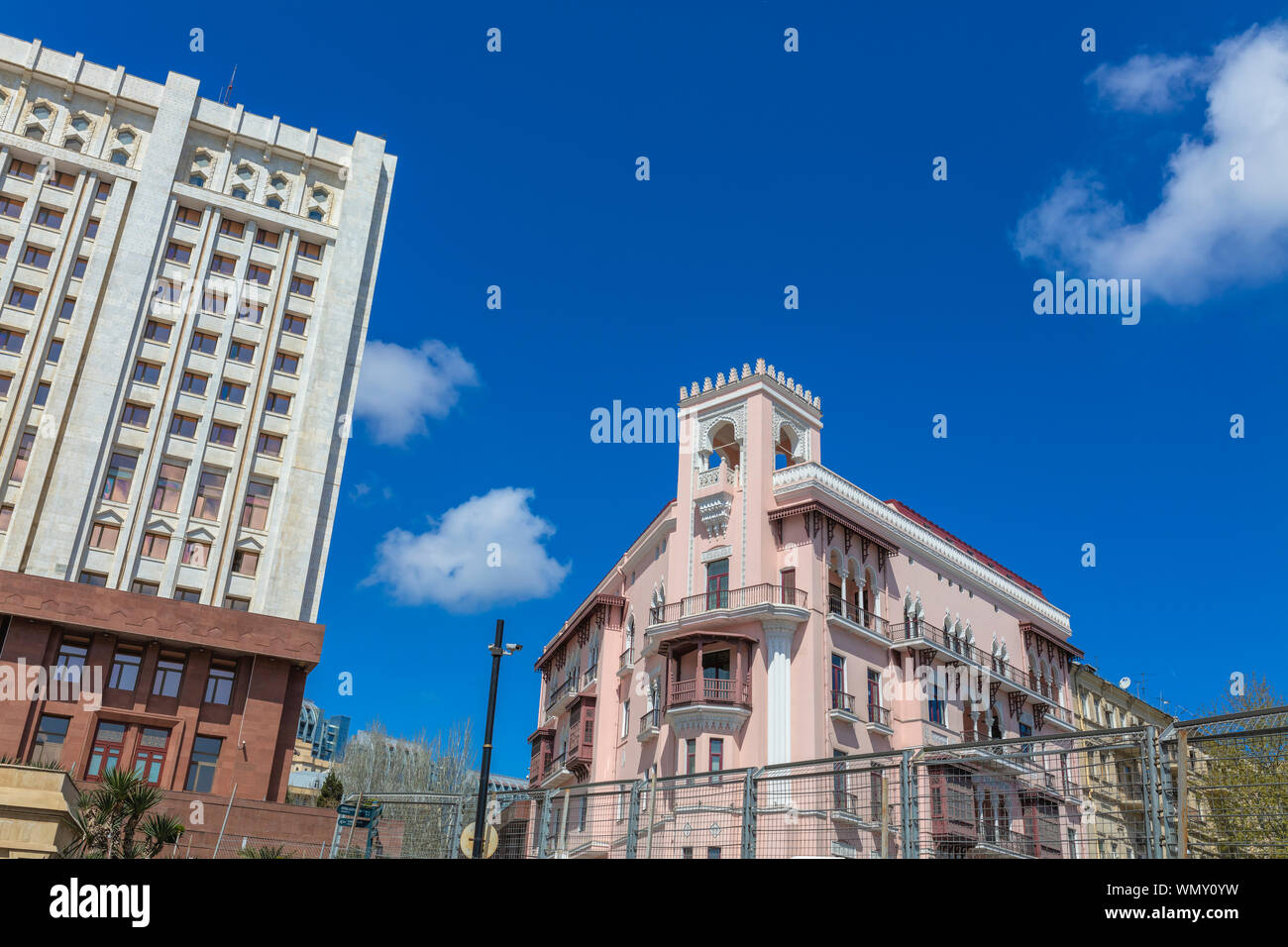 Sadikhov Residence, 1912, vintage building, Baku, Azerbaijan Stock ...