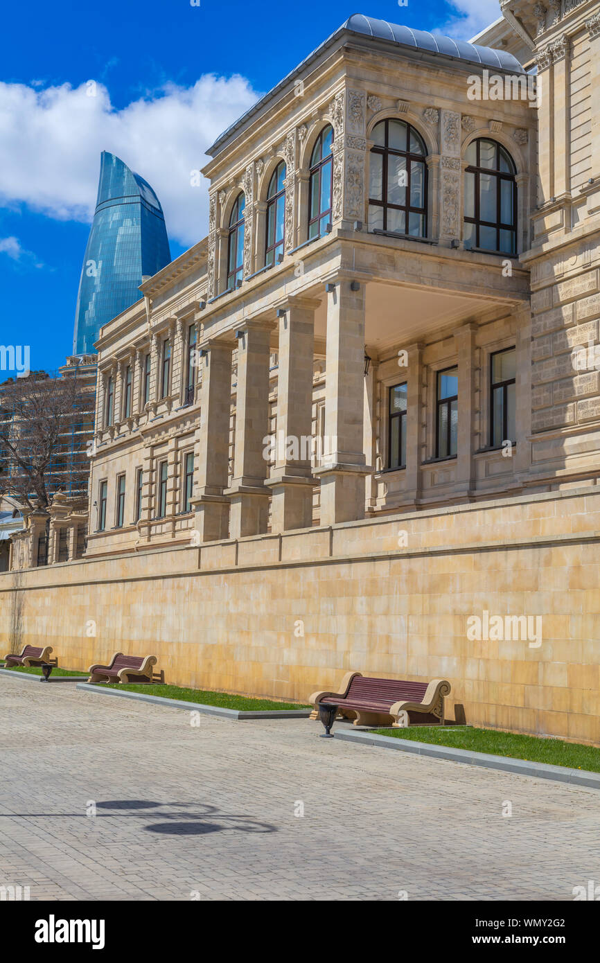 Vintage building, Baku, Azerbaijan Stock Photo - Alamy
