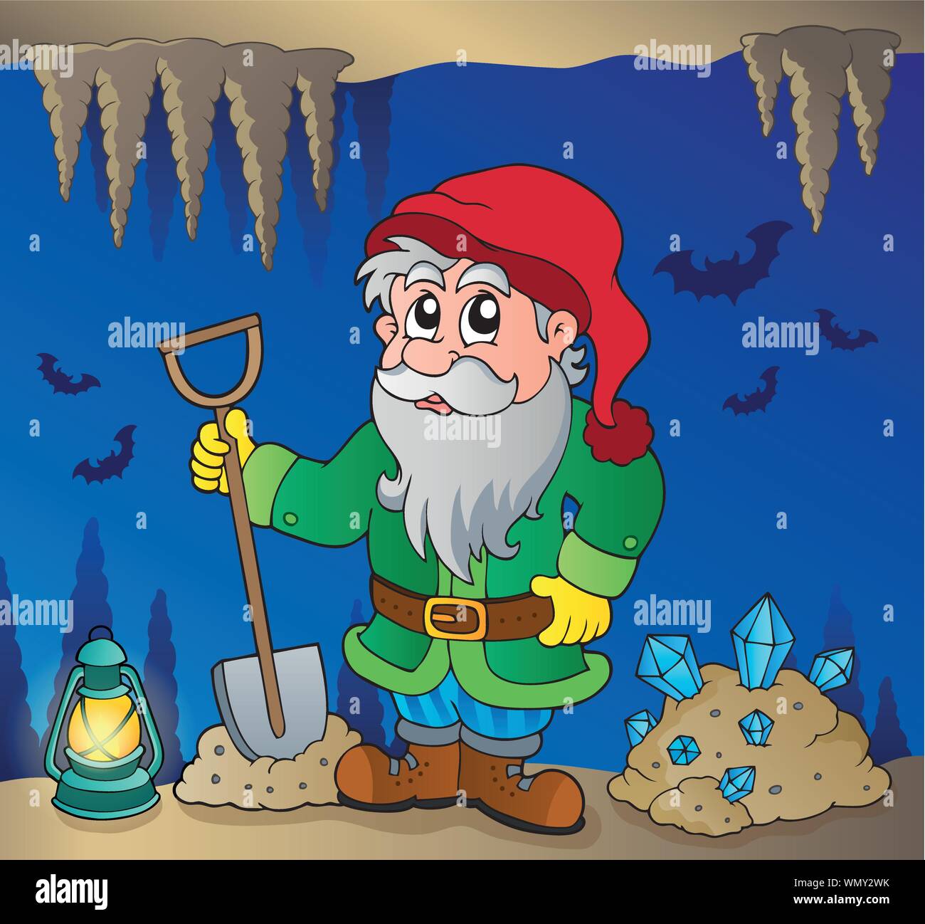 Stone mine fantasy Stock Vector Images - Alamy