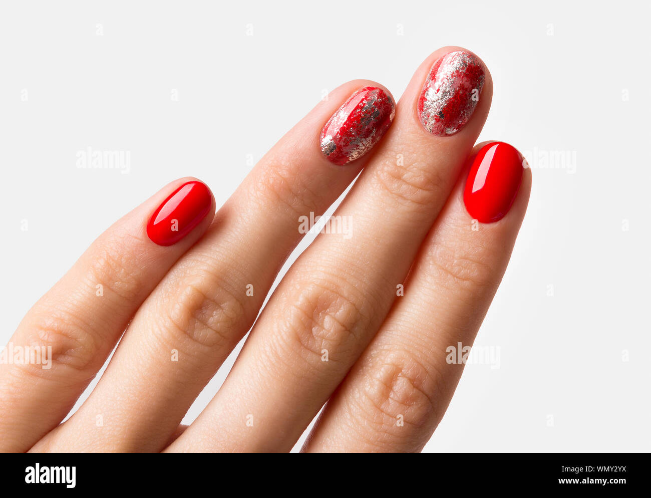 New manicured nails hi-res stock photography and images - Alamy