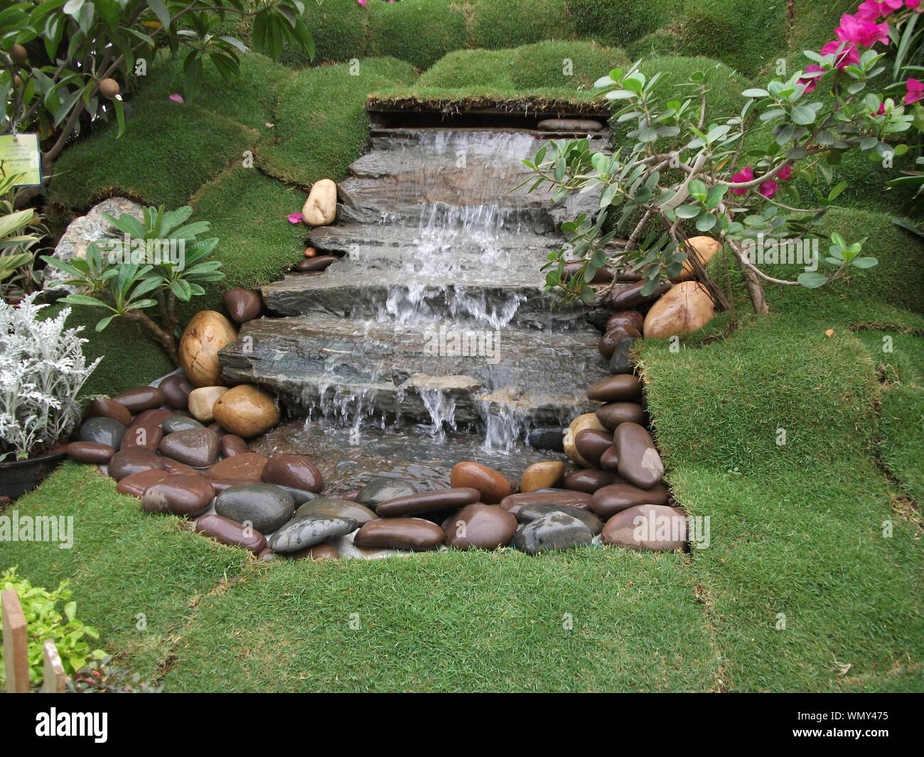 Artificial waterfall hi-res stock photography and images - Alamy