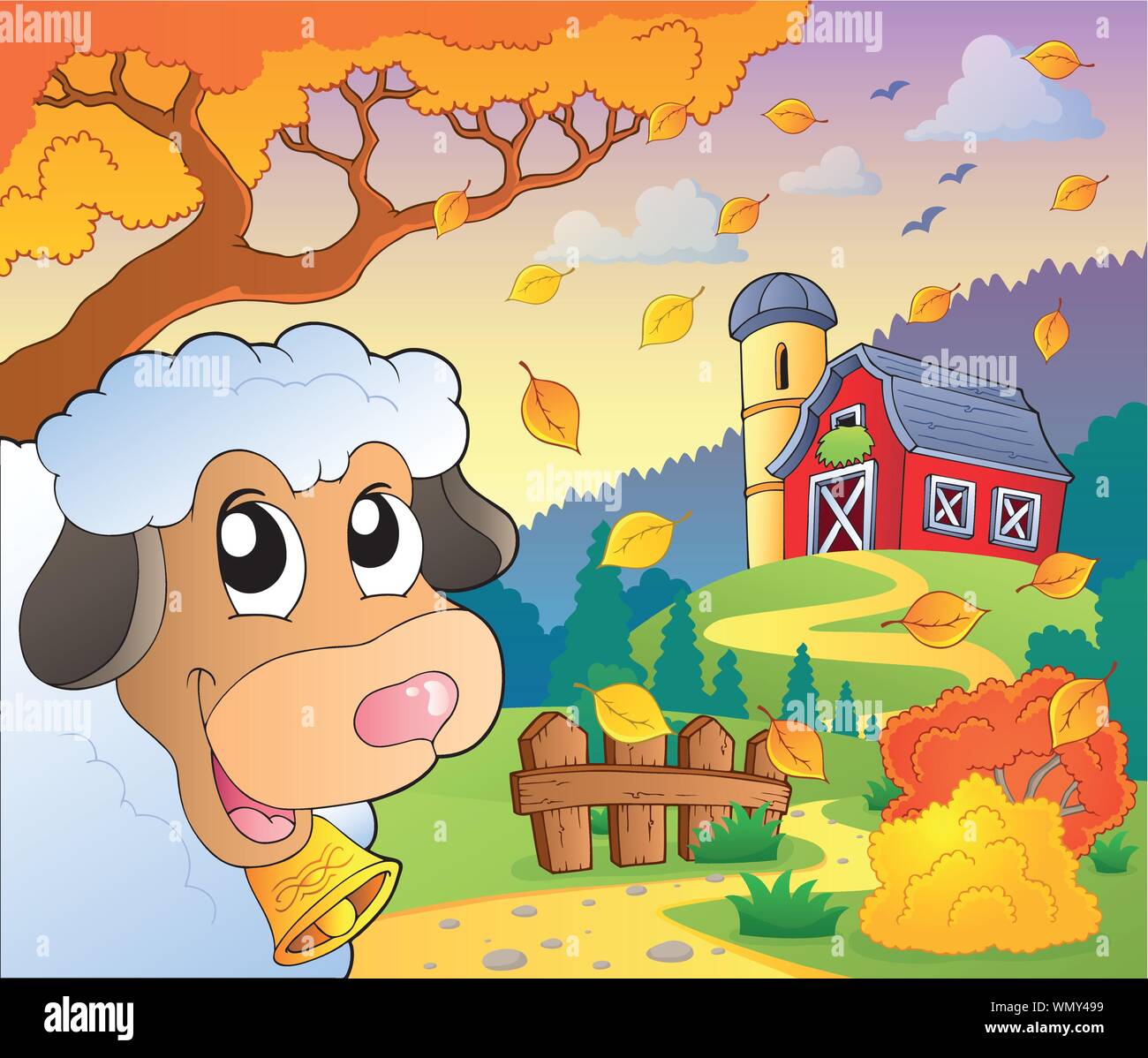 Autumn farm theme 6 Stock Vector Image & Art - Alamy