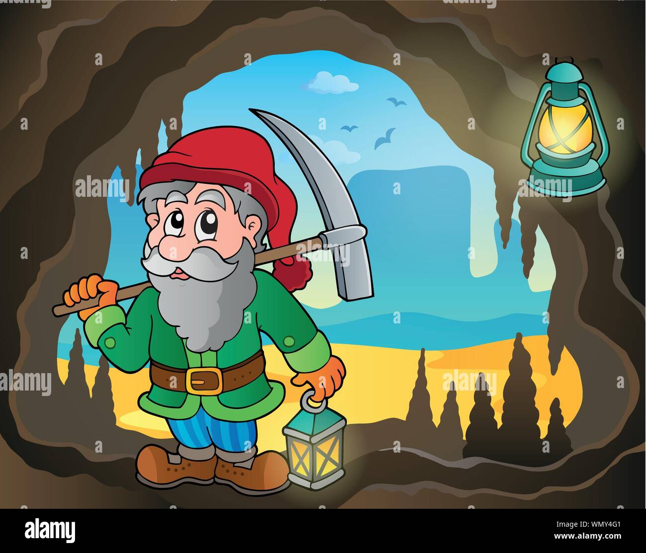 Look at the mine Stock Vector Images - Alamy