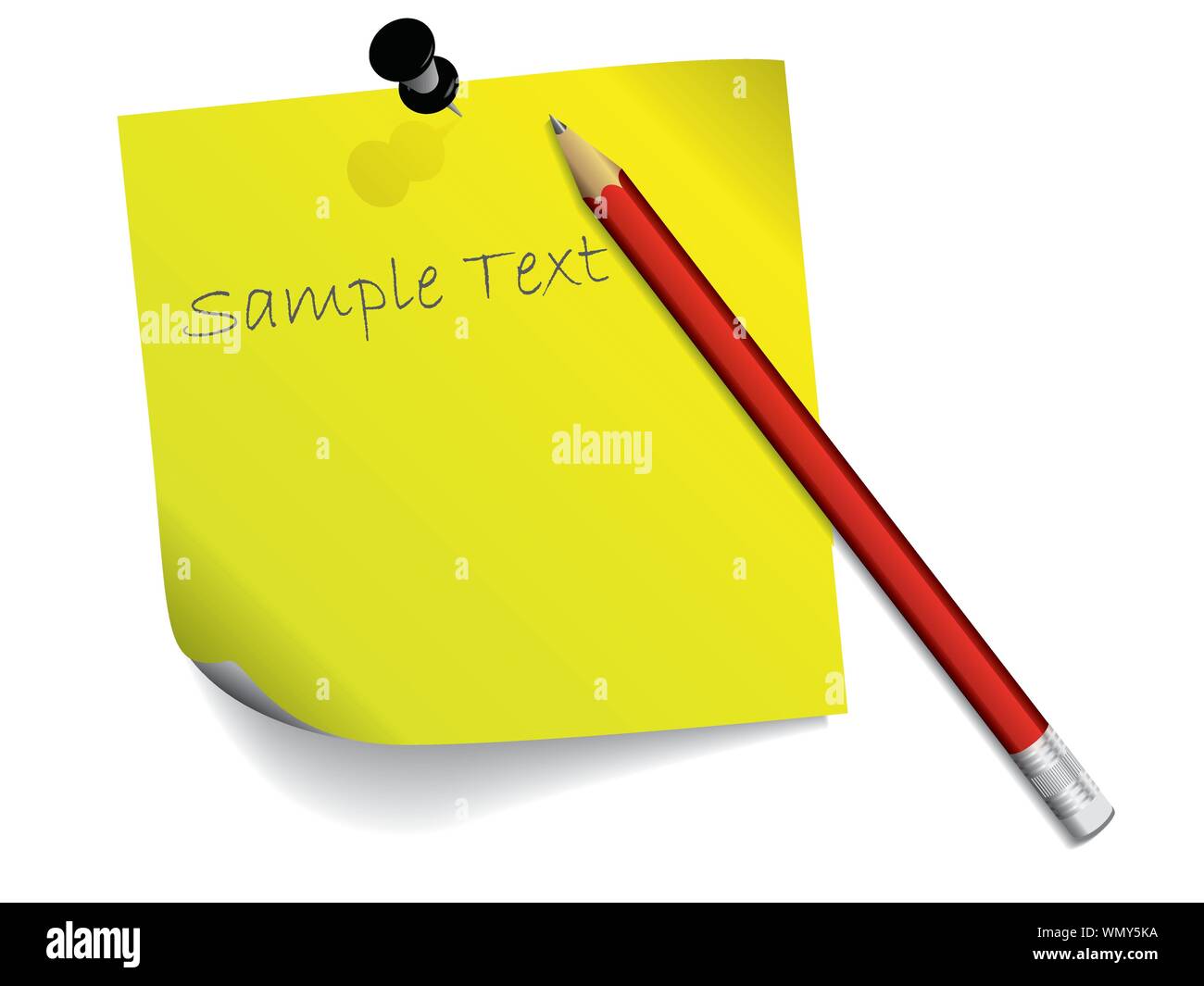 Leave a note Stock Vector Image & Art - Alamy