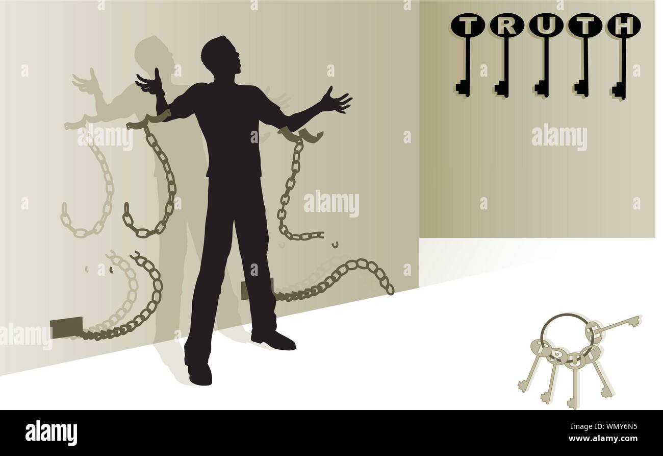 The truth painting Stock Vector Images - Alamy