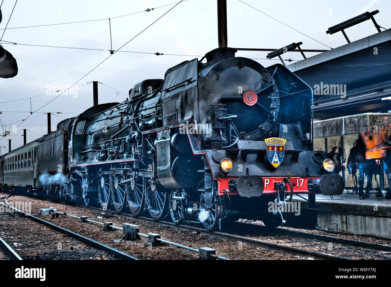 Dampflok - Steam Engine Stock Photo - Alamy