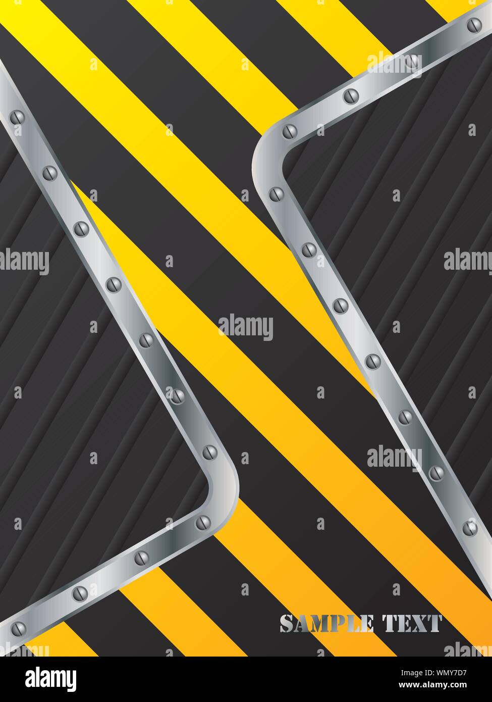 Striped construction backdrop Stock Vector Image & Art - Alamy