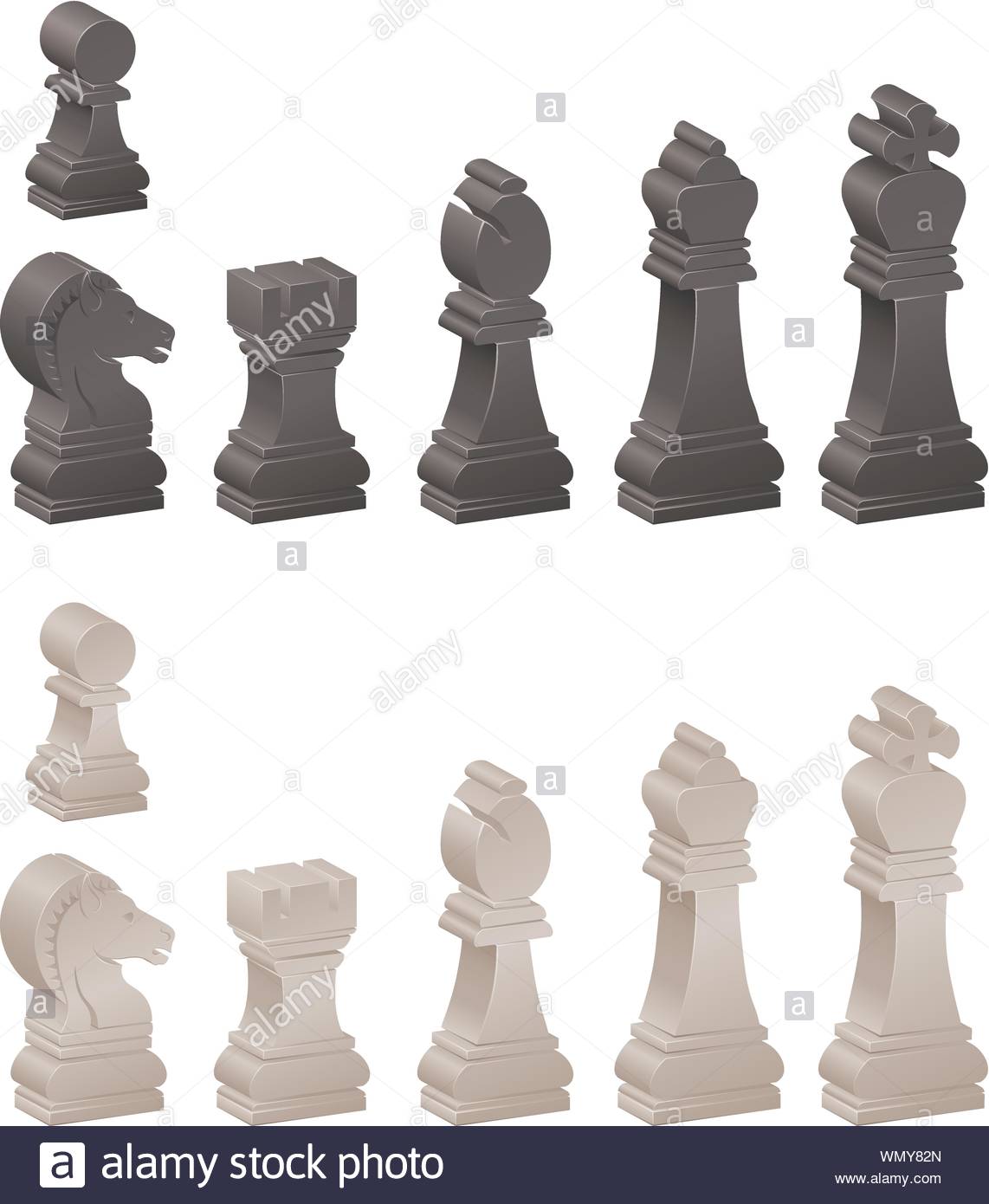 King Chess Piece Cartoon Illustration High Resolution Stock Photography ...