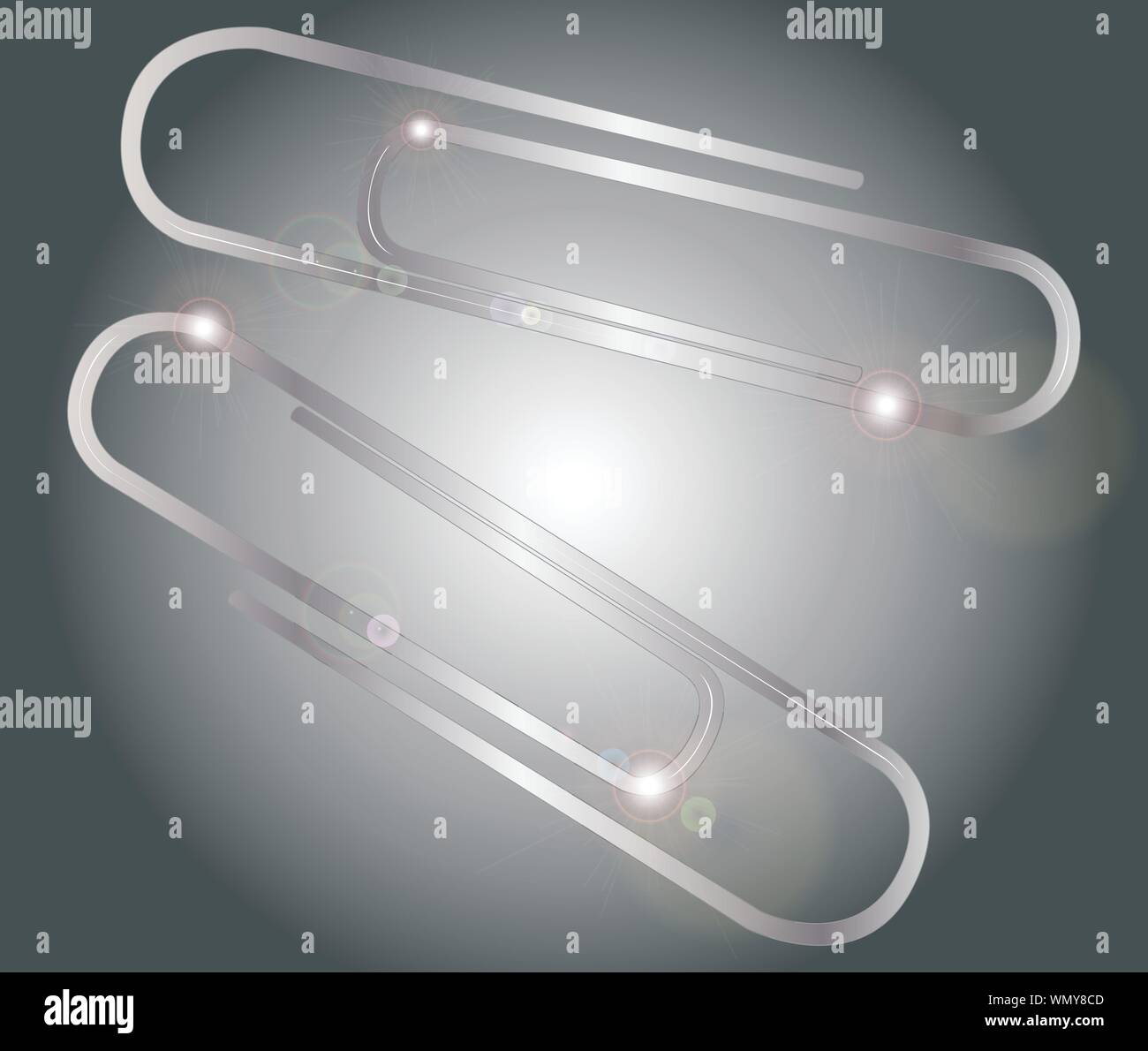 Bent paper clip wire hi-res stock photography and images - Alamy