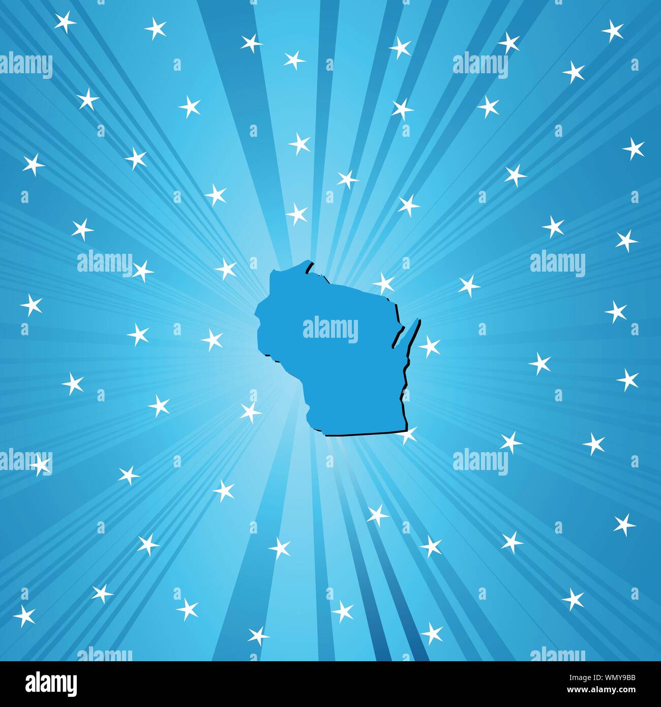 Wisconsin administrative Stock Vector Images - Alamy