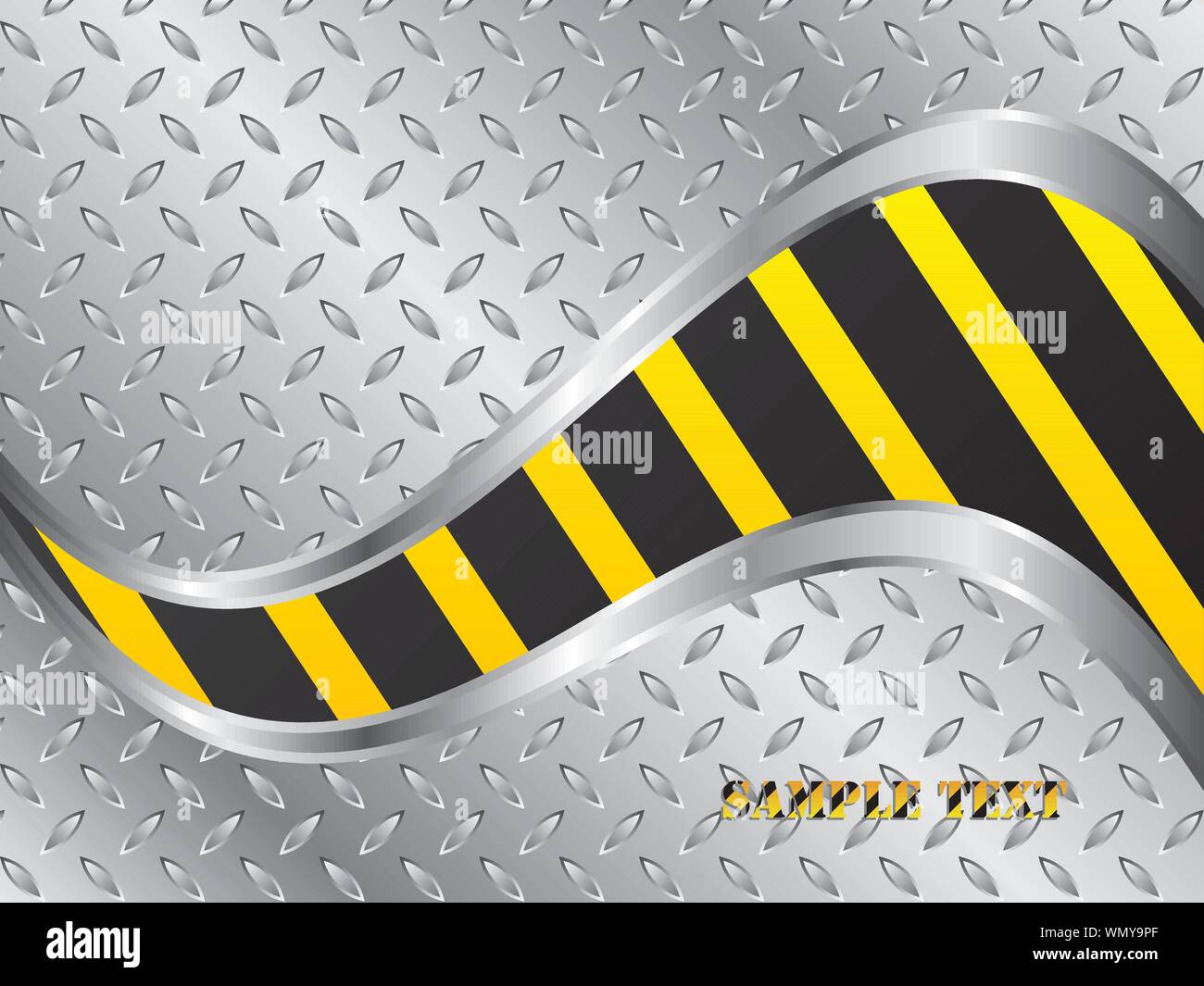 Steel plate background with wave Stock Vector Image & Art - Alamy