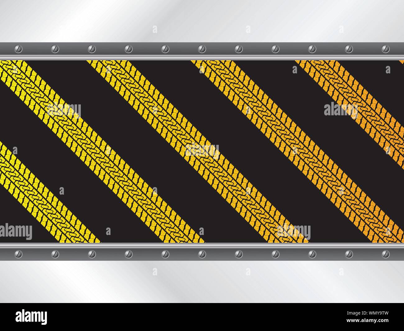 Yellow tire tracks on black background Stock Vector Image & Art - Alamy