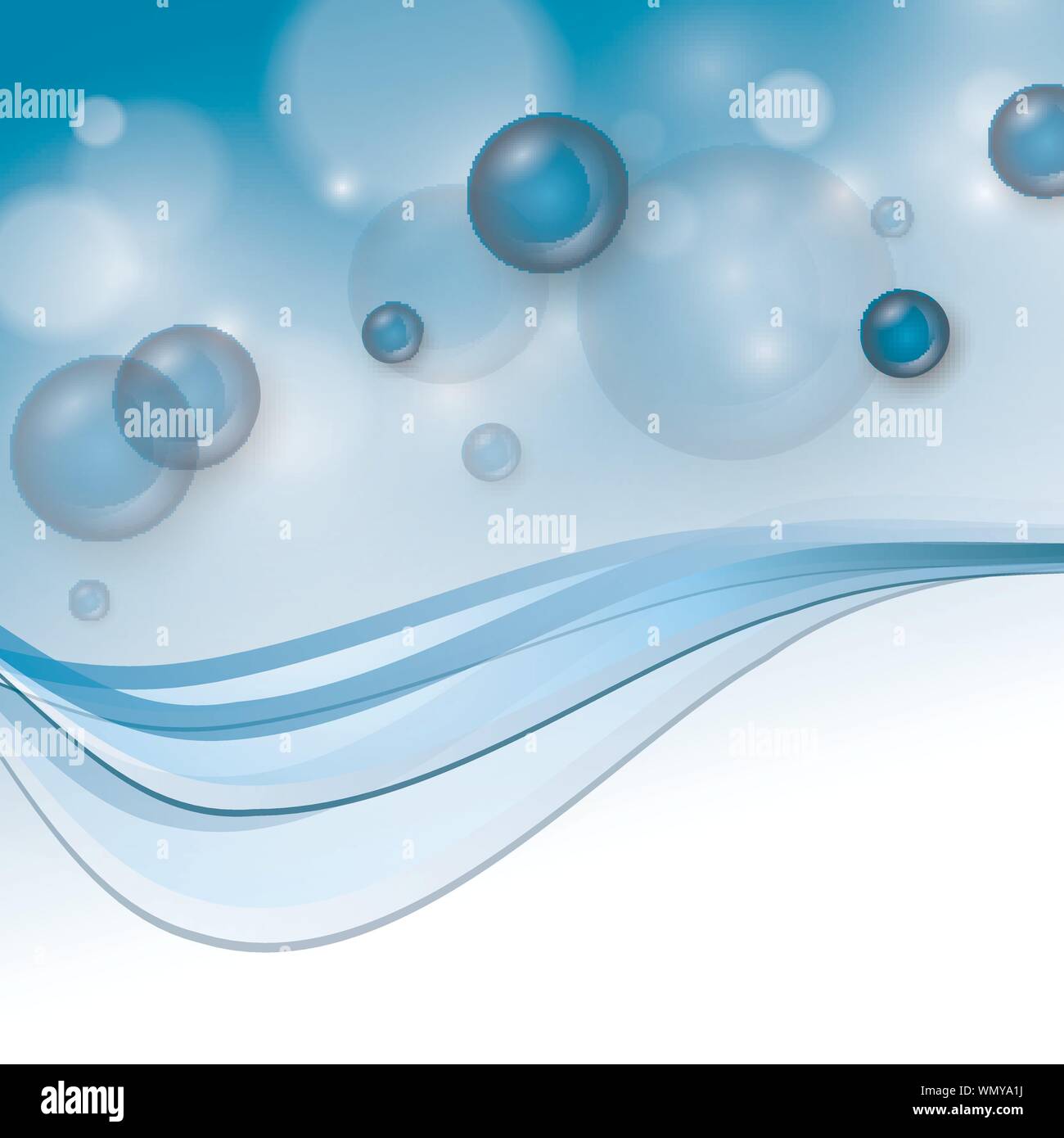 vector background with transparent bubbles Stock Vector Image & Art - Alamy