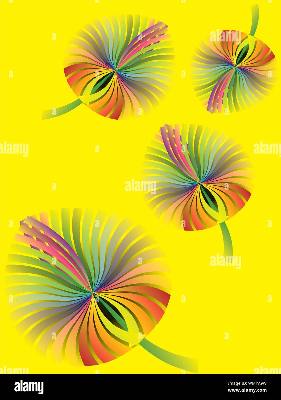 Rainbow fantasy art design Stock Vector Images - Alamy