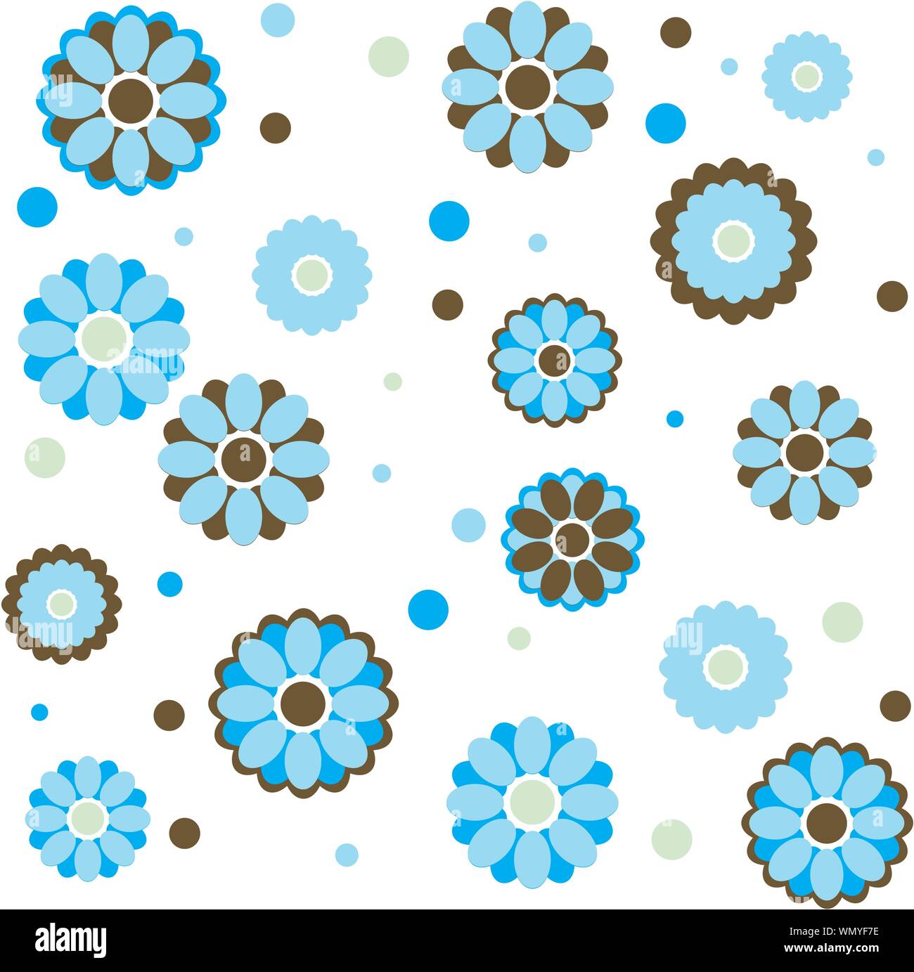Beautiful vector background with flowers Stock Vector Image & Art - Alamy