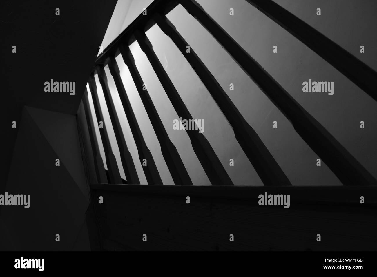 Railing silhouette Black and White Stock Photos & Images - Alamy