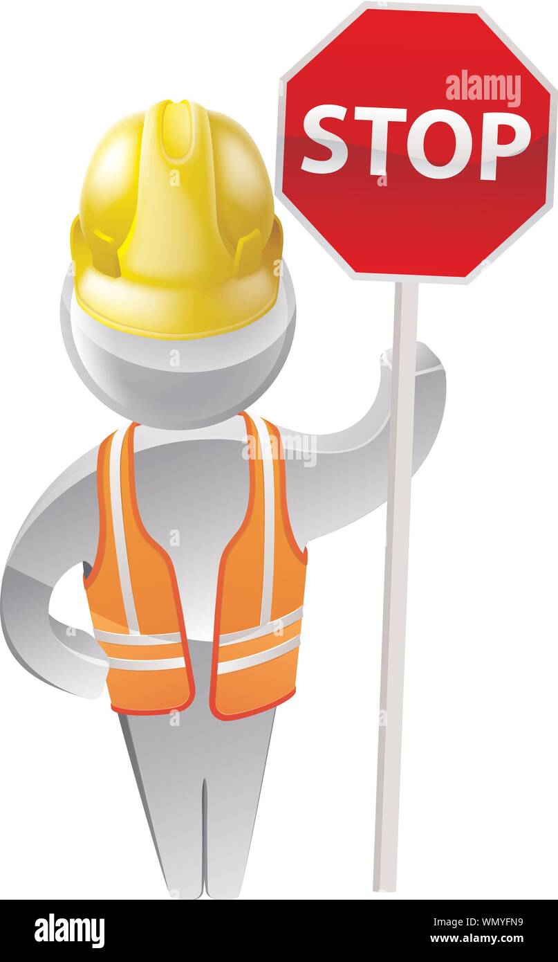 Safety Sign Cartoon High Resolution Stock Photography and Images - Alamy