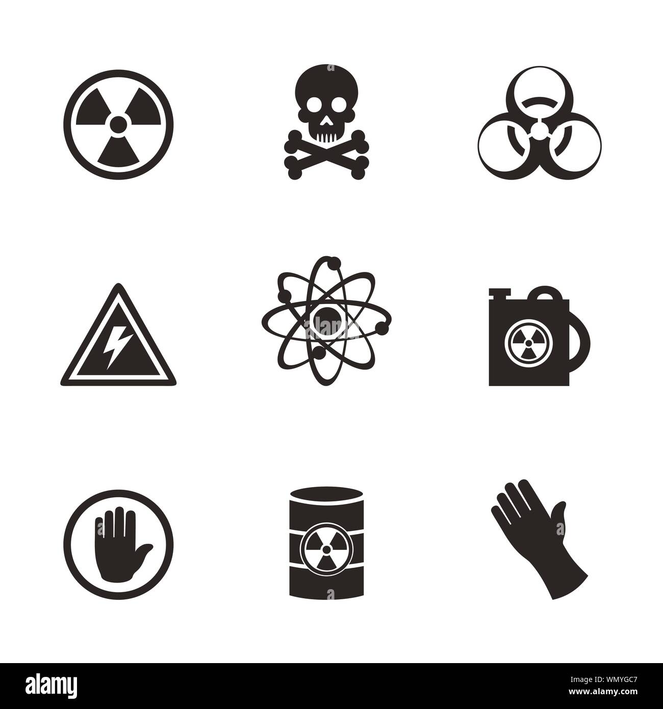 Danger an icon Stock Vector Image & Art - Alamy